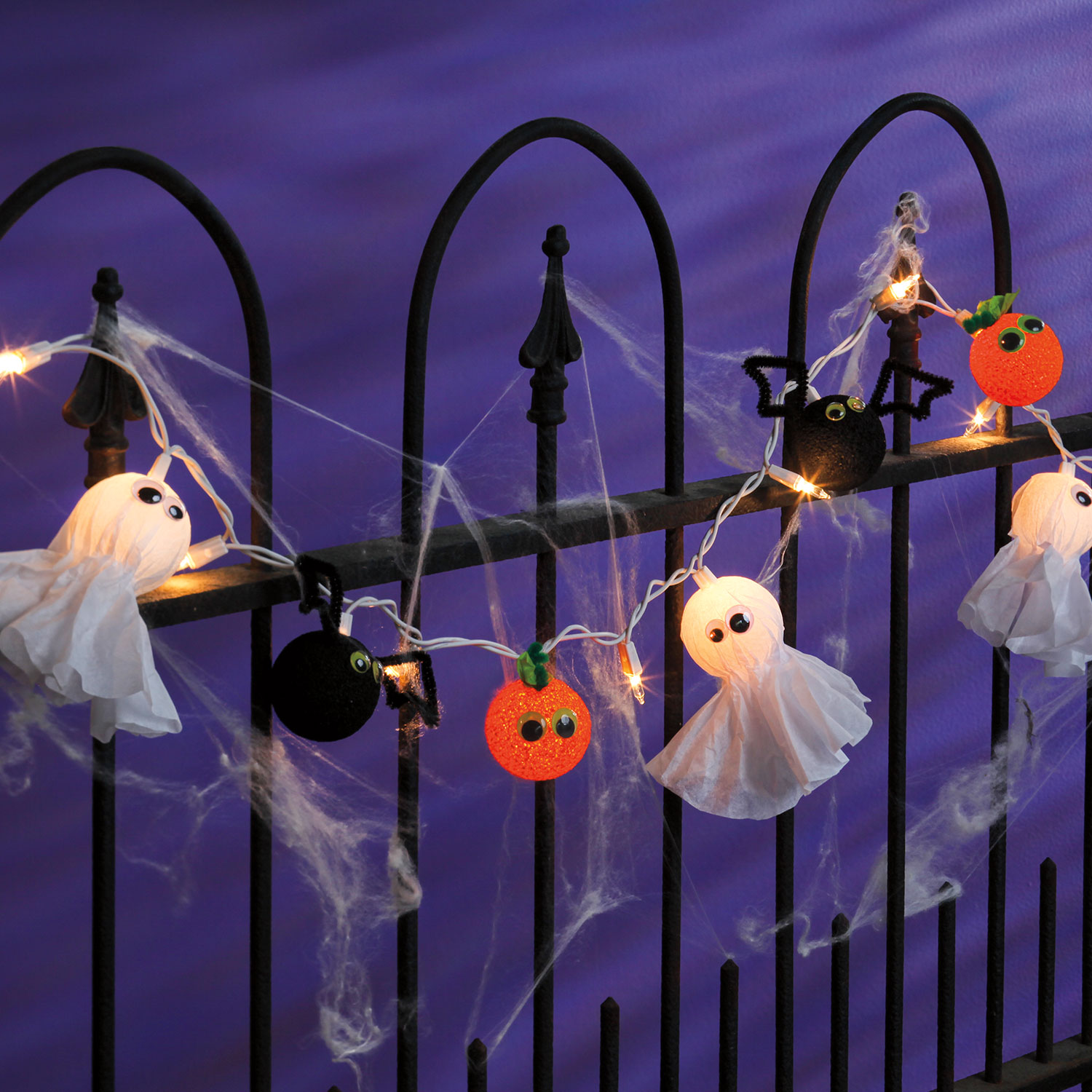 Lighted Halloween Garland - FloraCraft