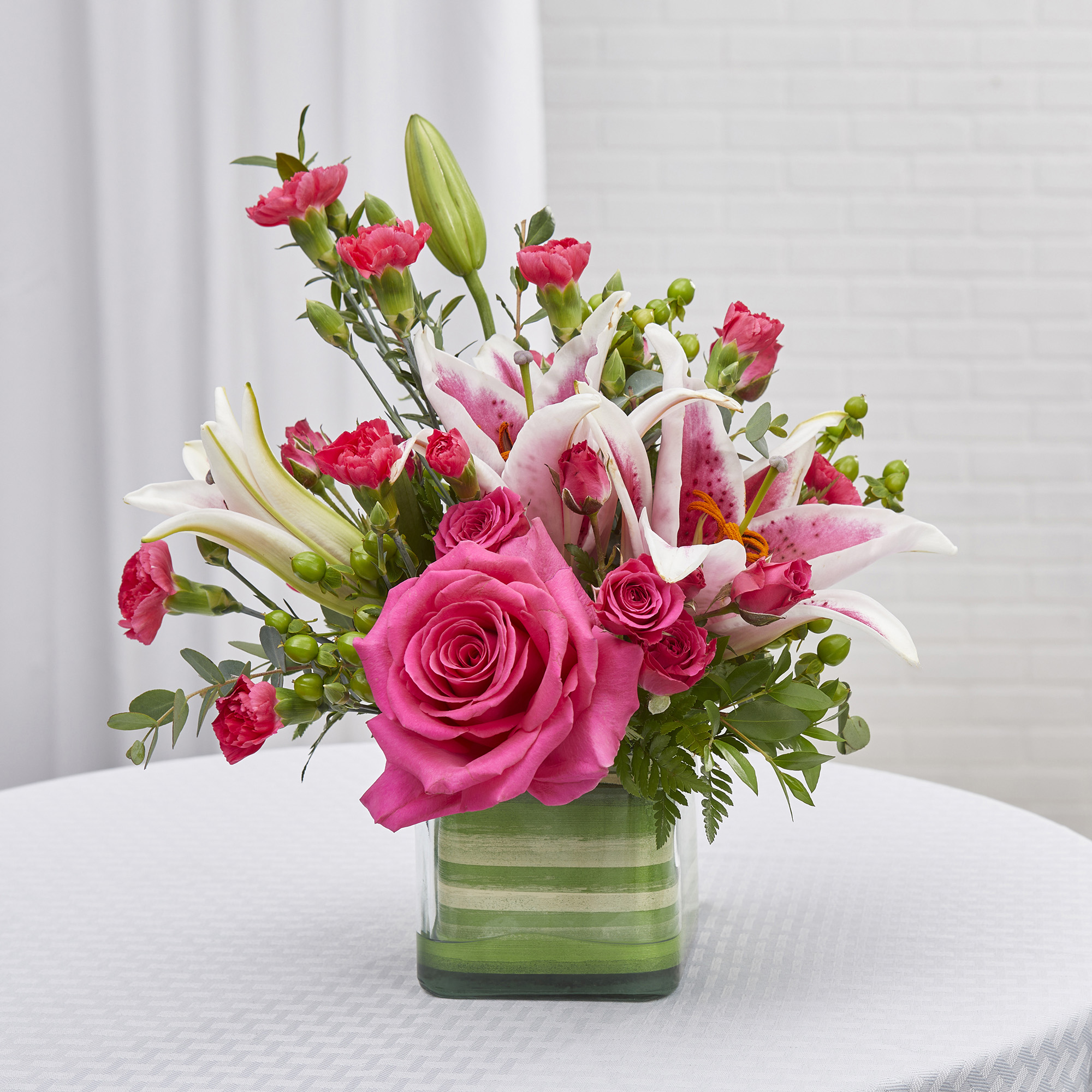 Hot Pink Fresh Floral Arrangement - FloraCraft