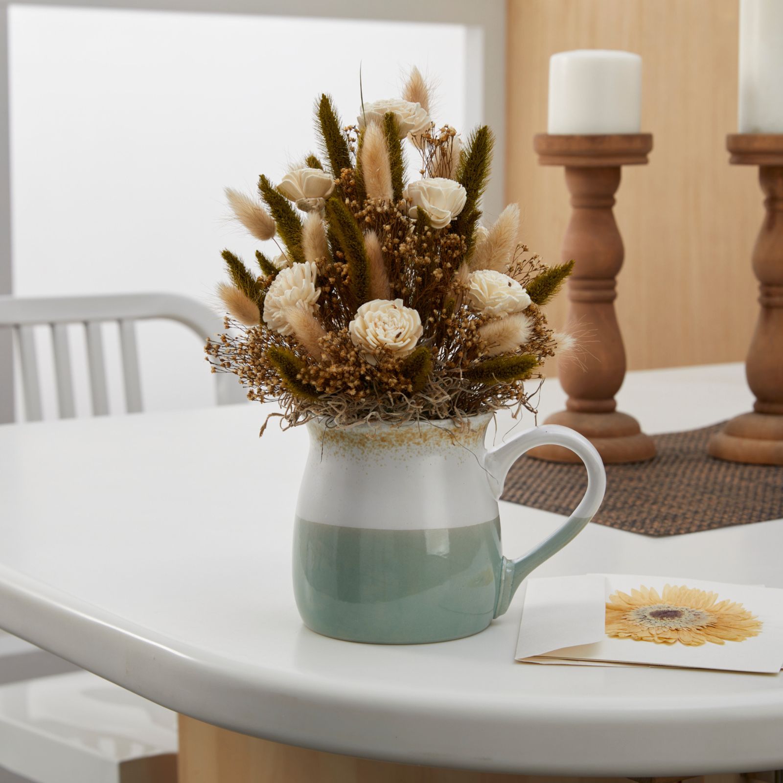 Dried Flower Mug Arrangement - FloraCraft